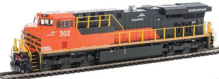 Intermount - GE ES44AC w/LokSound & DCC - ArcelorMittal (black, red ...
