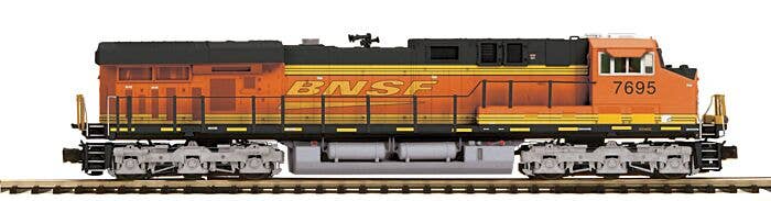MTH - GE ES44DC - 3-Rail w/Proto-Sound 3.0 & Hi-Rail Wheels - Premier(R) - BNSF Railway #7695 ...