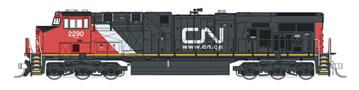 Fox Valley - GE ES44DC w/4-Window Cab, Low Rear Light, Hi-Ad Trucks ...