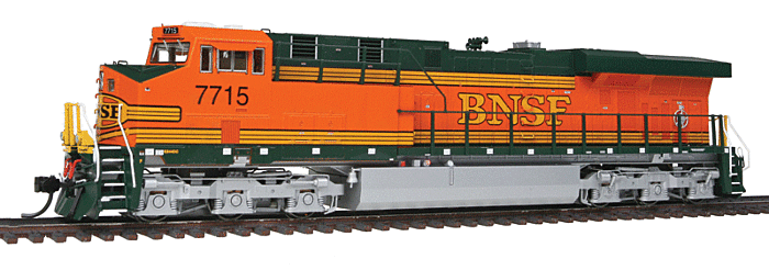 Intermount - GE ES44DC w/LokSound & DCC - Burlington Northern Santa Fe ...