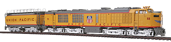 MTH - GE GTEL 4500hp Gas Turbine w/Tender - Standard DC w/ProtoSmoker ...