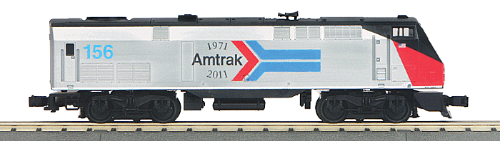 MTH - GE P40/42 Genesis w/Proto-Sound 3.0 - 3-Rail - RailKing(R) - Amtrak #156 (Heritage 40th ...