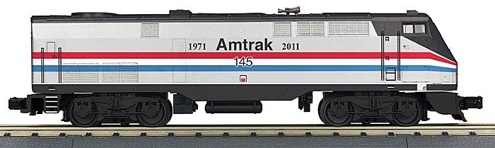 MTH - GE P40/42 Genesis w/Proto-Sound 3.0 - 3-Rail - RailKing(R) - Amtrak #145 (40th Anniversary ...
