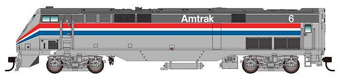 Walthers - GE P42 Locomotive - Sound and DCC - Amtrak(R) Phase III #6 ...