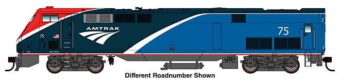 Walthers - GE P42 Locomotive - Standard - Amtrak(R) Phase VII #196 ...