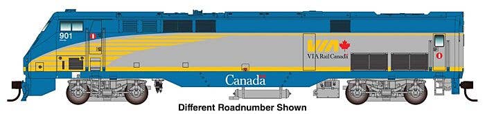 Walthers - GE P42 Locomotive - Standard - VIA #918 - 910-22310