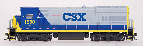 Intermount - GE U18B - Standard DC - CSX (Bright Future, gray, blue, yellow) - 85-49477