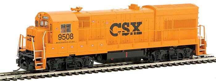 Intermount - GE U18B w/LokSound & DCC - CSX (MOW orange, black) - 85-49478S