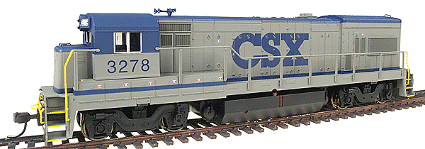 Atlas - GE U23B - Standard DC - CSX #3278 (gray, blue "Stripe") - 150-8261
