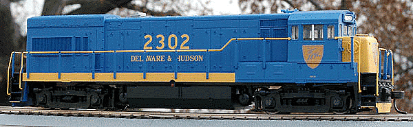 Atlas - GE U23B - Standard DC - Delaware & Hudson #2302 (blue, yellow ...