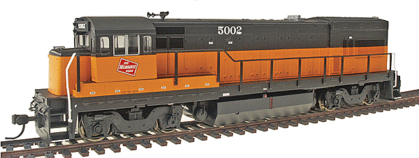 Atlas - GE U23B - Standard DC - Milwaukee Road #5002 (black, orange ...