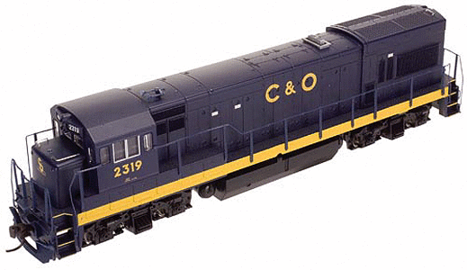 Atlas - GE U23B - Standard DC - Master(R) - Chesapeake & Ohio #2319 (blue, yellow) - 150-45910