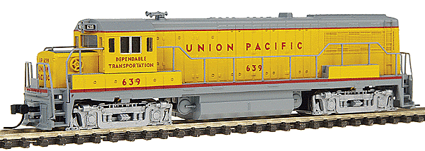 Atlas - GE U25B Phase 2A - Standard DC - Union Pacific #639 - 150-44515
