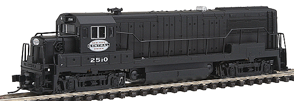 Atlas - GE U25B Phase 2A - Standard DC - Master(R) - New York Central #2510 (black, white, red ...