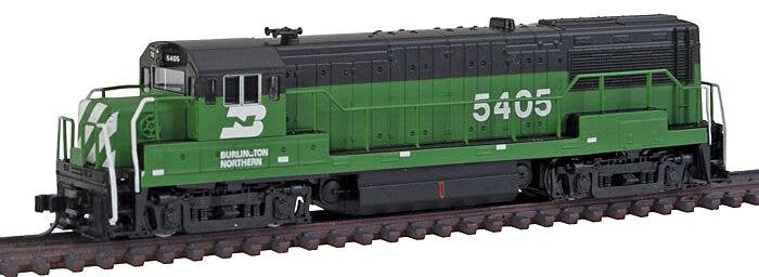 Atlas - GE U25B Phase 2b - Standard DC - Master - Burlington Northern #5405 (Cascade Green ...
