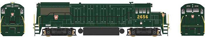 Bowser - GE U25B w/LokSound & DCC - Executive Line - Pennsylvania Railroad #2656 (Brunswick ...