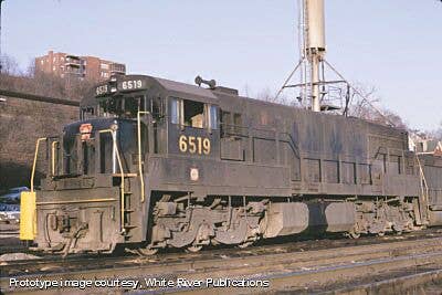 Rivarossi - GE U25C - Standard DC - Pennsylvania Railroad #6514 (Brunswick Green) - 635-HR2532