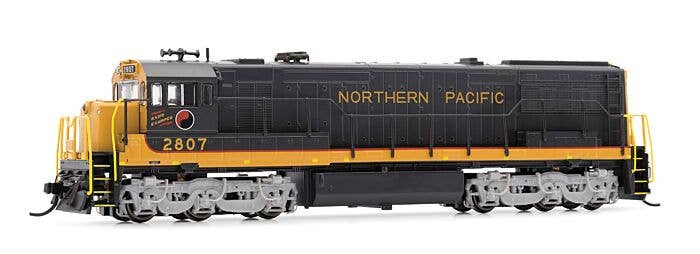 HORNBY - GE U28C - Standard DC - Northern Pacific #2807 (black, yellow ...