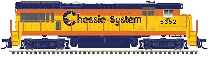 Atlas - GE U30B Low Nose Phase II - Standard DC - Master(R) Silver - CSX #5352 (Ex-Chessie ...