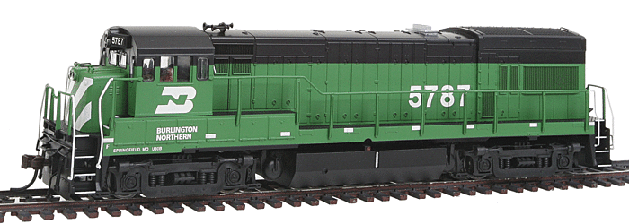 Atlas - GE U30B Phase II Low Nose, AAR Trucks - Standard DC - Master(R) Silver - With Nose Light ...