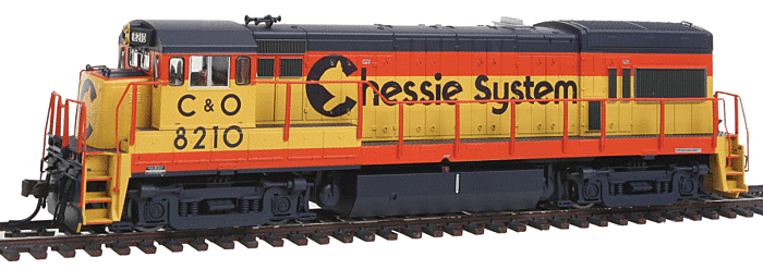 Atlas - GE U30B Phase II Low Nose, AAR Trucks - Standard DC - Master(R) Silver - Chessie System ...