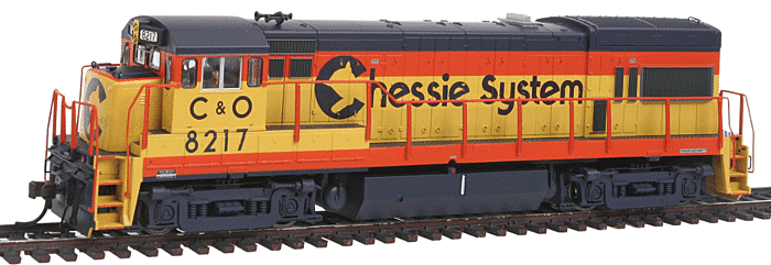 Atlas - GE U30B Phase II Low Nose, AAR Trucks - Standard DC - Master(R) Silver - Chessie System ...