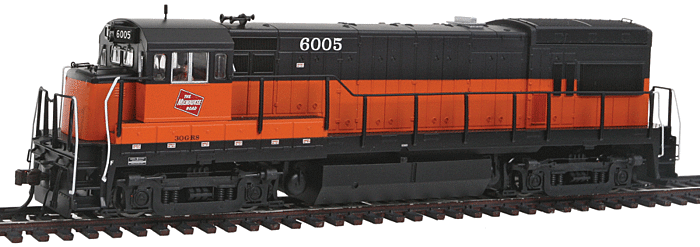 Atlas - GE U30B Phase II Low Nose, AAR Trucks - Standard DC - Master(R) Silver - Milwaukee Road ...