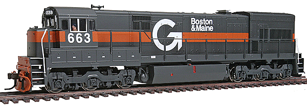 Atlas - GE U30C Low Nose - Standard DC - Master(R) Silver - Guilford #663 (B&M) - 150-10000881