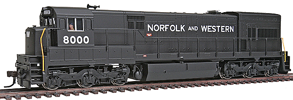 Atlas - GE U30C Low Nose - Standard DC - Master(R) Silver - Norfolk & Western #8000 - 150-10000888