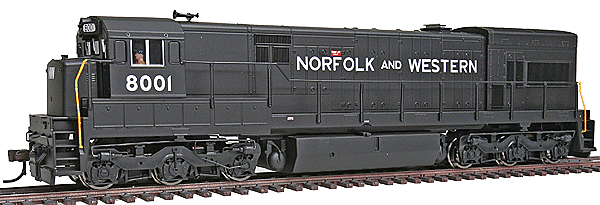 Atlas - GE U30C Low Nose - Standard DC - Master(R) Silver - Norfolk & Western #8001 - 150-10000889