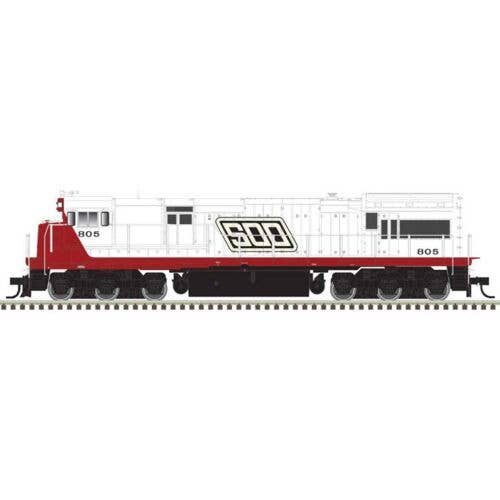 Atlas - GE U30C Low Nose - Standard DC - Master(R) Silver - Soo Line #805 (white, red, black ...