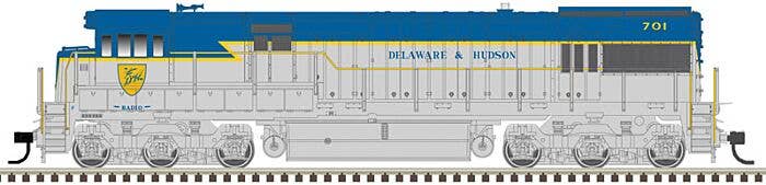 Atlas - GE U30C Phase I - Standard DC - Master(R) Silver - Delaware & Hudson #704 (Lightning ...
