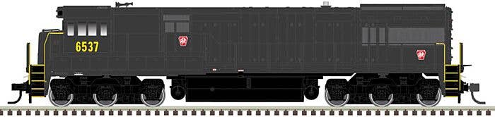 Atlas - GE U30C Phase I - Standard DC - Master(R) Silver - Pennsylvania Railroad 6536 (green ...