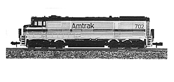 Model Pwr - GE U30CG diesel Amtrak - 490-2010