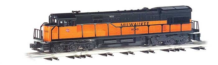 Bachmann - GE U33C - 3-Rail w/Horn & Bell - Williams(TM) - Milwaukee Road - 160-22207