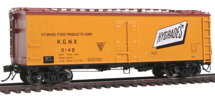 Rapido - General American 37' Wood Meat Reefer - Ready to Run - Hygrade ...