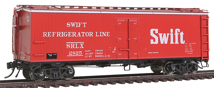 Rapido - General American 37' Wood Meat Reefer - Ready to Run - Swift ...