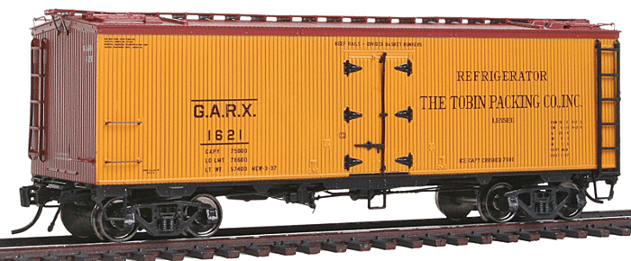 Rapido - General American 37' Wood Meat Reefer - Ready to Run - Tobin ...