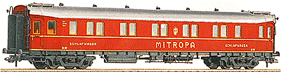 Roco - German State Railways (DRG) Fast Train Cars Era II - 3rd Class ...