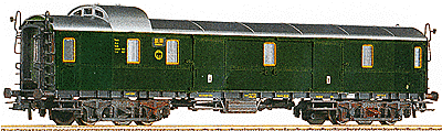 Roco - German State Railways (DRG) Fast Train Cars Era II - Baggage ...