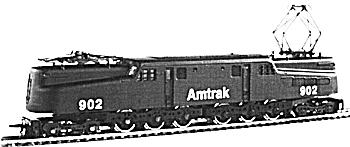 IHC - GG-1 Electric Powered - Amtrak #902 (black, white) - 348-9660