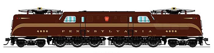 BLI - GG1 Electric w/Sound & DCC - Paragon3 - Pennsylvania Railroad #4856 (Tuscan, 5-Stripe ...