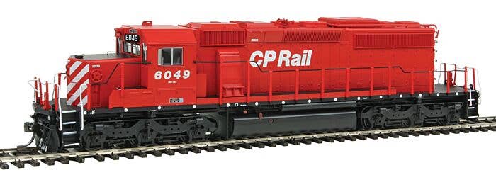 Bowser - GMD SD40-2 - Standard DC - Canadian Pacific #6049 (Action Red ...