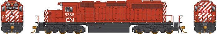Bowser - GMD SD40-2 w/LokSound & DCC - Canadian National #5388 (Patched Ex-Ontario Hydro, Action ...