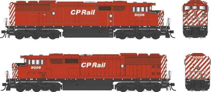 Bowser - GMD SD40-2F - LokSound 5 and DCC - Executive Line - Canadian Pacific #9006 (Action Red ...