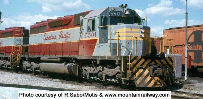 Bowser - GMD SD40 - LokSound & DCC - Executive Line - Canadian Pacific 5502 (gray, maroon, Small ...