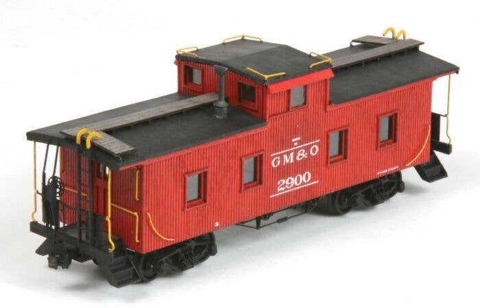 AMD - GM&O Wood Cupola Caboose - Laser-Cut Wood Kit - With Gulf, Mobile ...