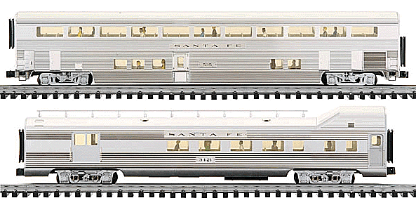 K-Line - Gold Line (tm) 21" Extruded Aluminum Passenger Car 2-Pac ...