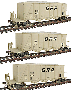 Walthers - Gold Line(R) 40' Ortner 100-Ton Open Aggregate Hopper Ready ...