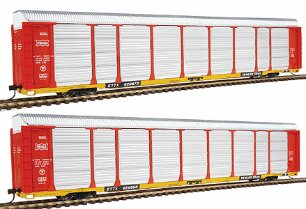 Walthers - Gold Line(R) 89' Tri-Level Enclosed Auto Carrier Limited-Run ...
